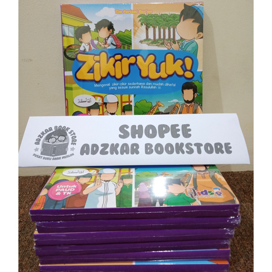 Islamic Children's Story Book LET'S ZIKIR | KIDS QURAN SHIELD | Shopee ...