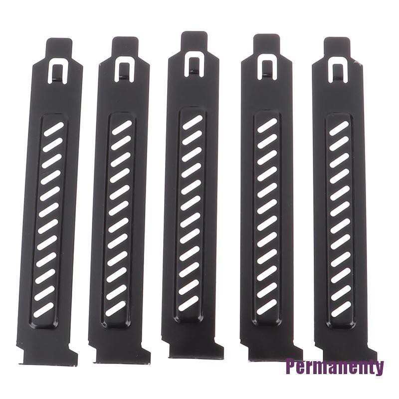 Permanenty*5X Pci Slot Cover Dust Filter Blanking Board Cooling Fan ...