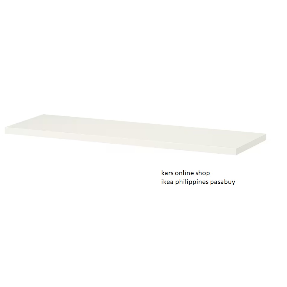 IKEA Authentic BURHULT Shelf, white 59x20 cm (23 1/4x7 7/8 ") | Shopee ...