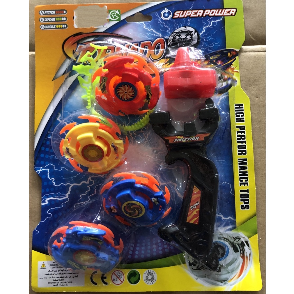 Gyro Set na may Launcher Spin Classic Metal Gyro Fighting Combat Toys ...