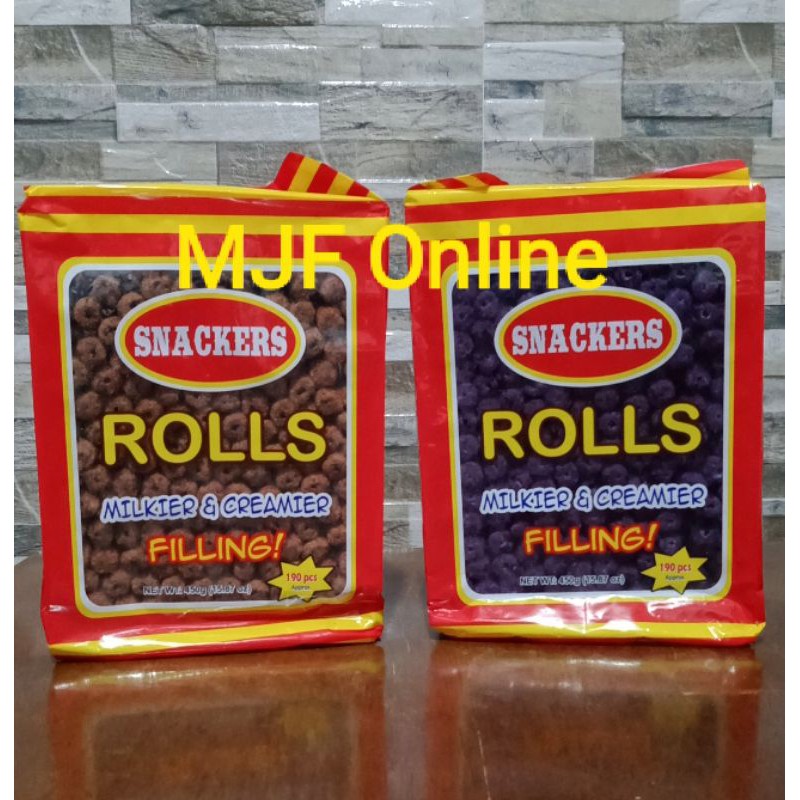 Snackers Choco/Ube Rolls 450g | Shopee Philippines