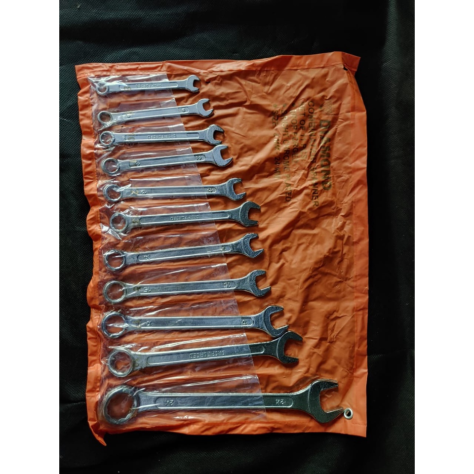Ring Wrench 1 Set Of 11pcs DIAMOND 8-24mm Quality | Shopee Philippines