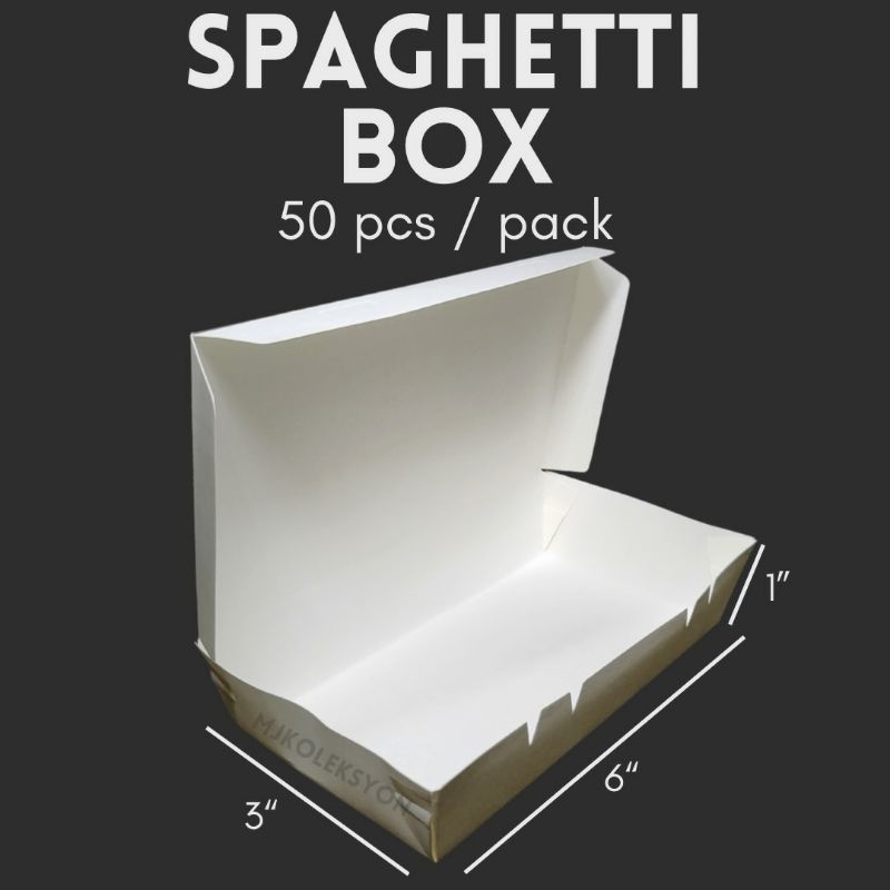 Spaghetti Box 50pcs per pack | Shopee Philippines