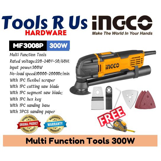 Ingco Multi Function Tools MF3008* MERVILLE | Shopee Philippines