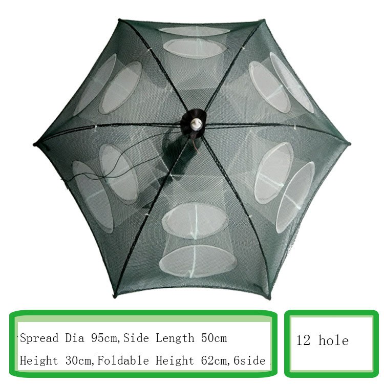 Hexagonal Fishing Net 12 Hole Fishing Net Trap Cage Suitable For Small ...
