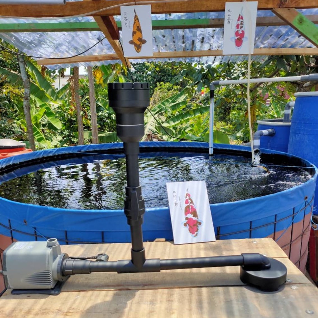 ROTARY SKIMER KOI FISH POND SKIMMER ROTATING 3inc FAKET FULL SET NEWEST ...
