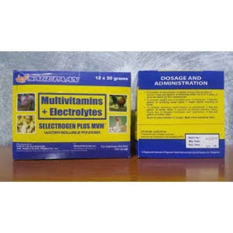 BOX Selectrogen Plus MVM (20 grams 12 pcs/box) (500grams) | Shopee ...