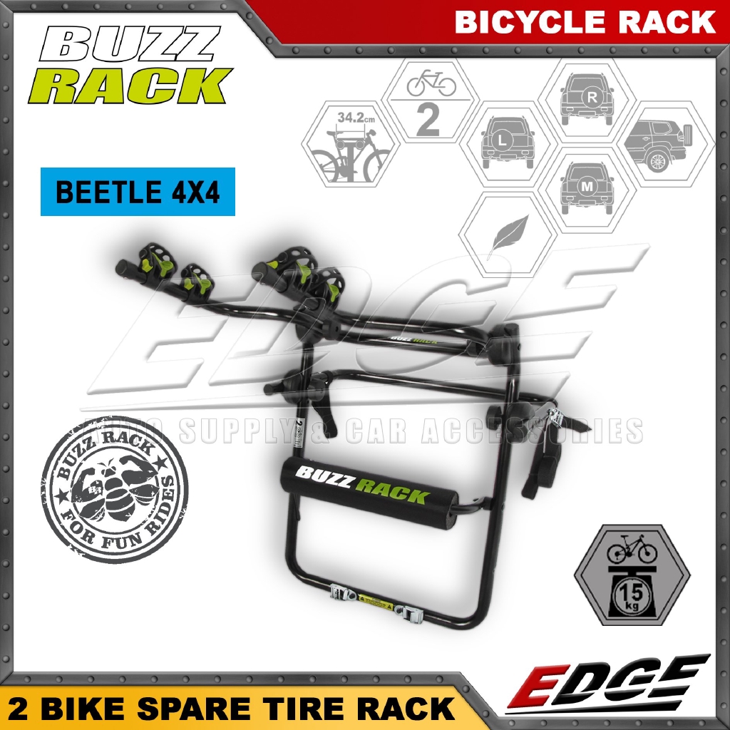 BUZZ RACK "Beetle 4x4" Bicycle Rack (2 Bike Spare Tire Rack) | Shopee ...
