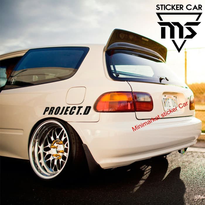 INITIAL D PROJECT D JDM DRIFT CAR STICKER 1PCS | Shopee Philippines