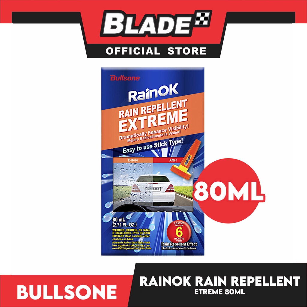 Bullsone Rainok Rain Repellent Extreme 80ml Dramatically Enhance ...