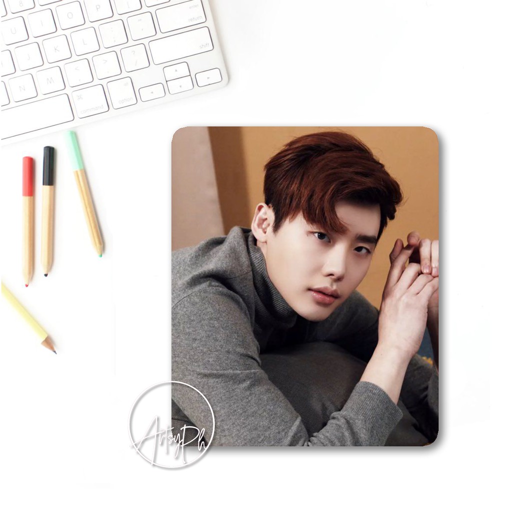 Artsy Mouse Pad (5mm Thick) - Korean Actor LEE JONG SUK | Shopee ...
