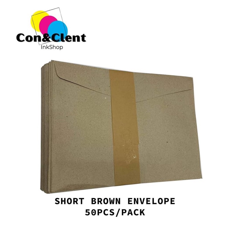 Brown Envelope Short/long 50pcs per pack or Plastic envelope 25pcs/pack ...