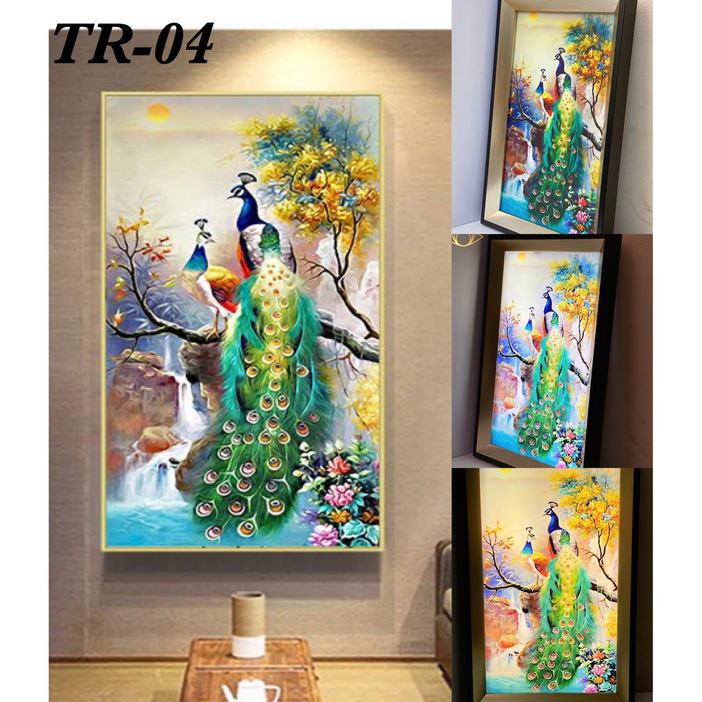 Modern Art LED Light Painting With 3 Modes of Anh TR - 04 | Shopee ...