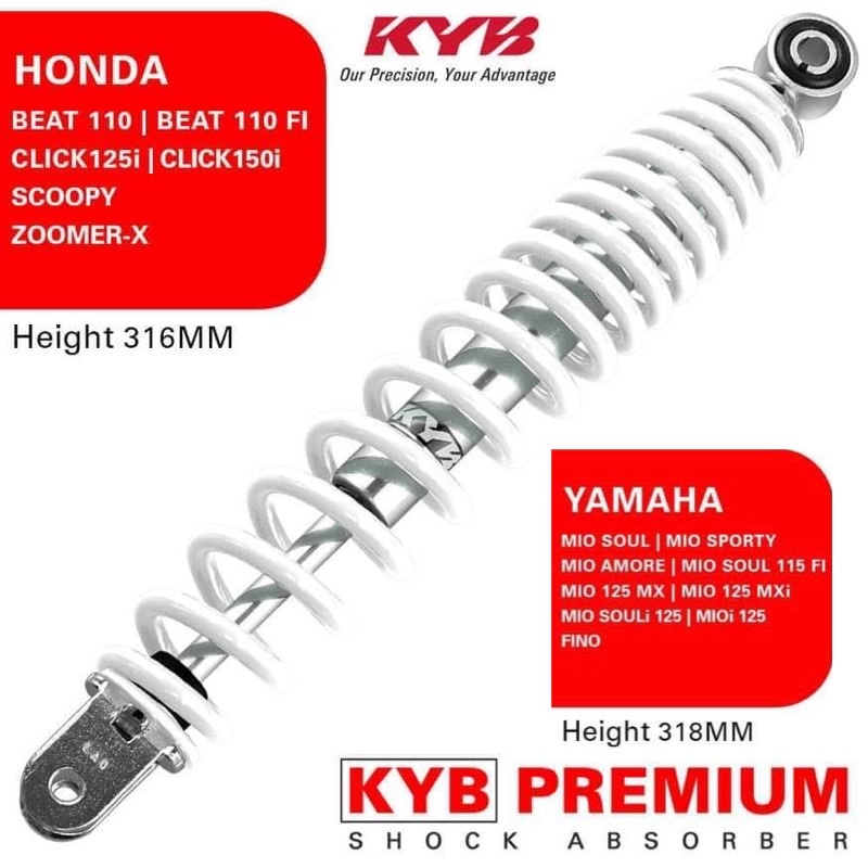 KYB REAR SHOCK ABSORBER MIO SPORTY | Shopee Philippines