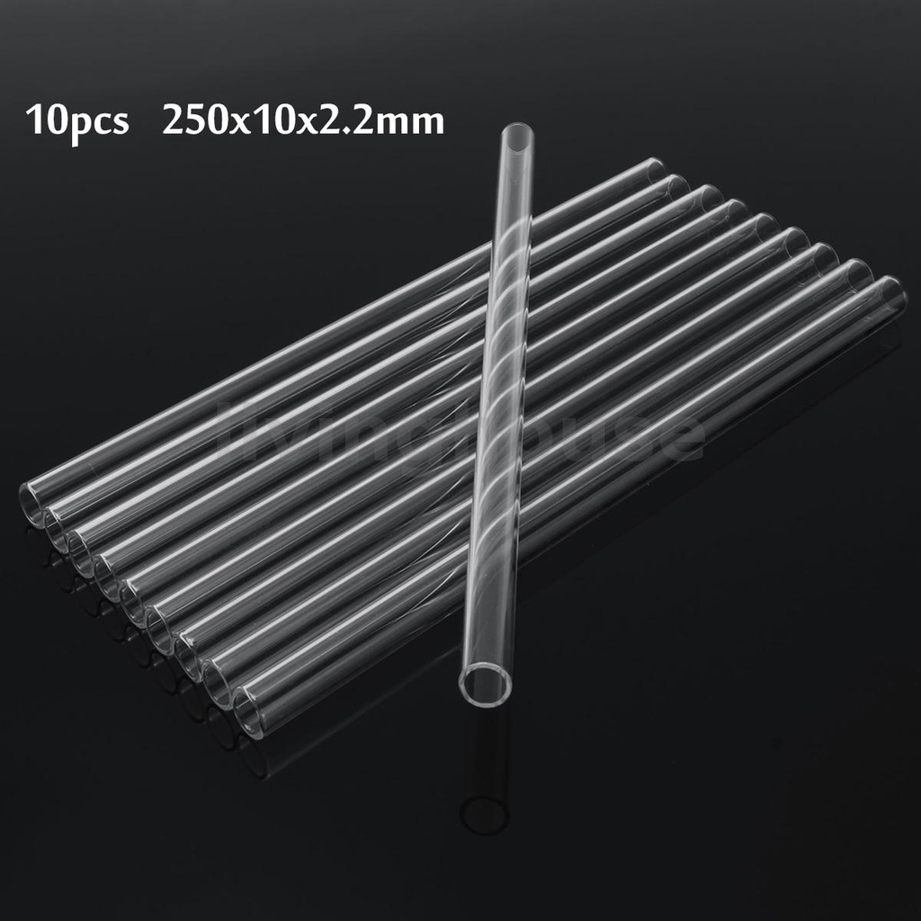 10Pcs Super Thick Glass Tubing Borosilicate Glass Pyrex Tube 250mm OD ...