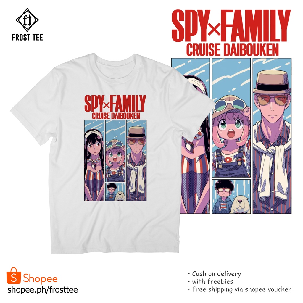 Spy X Family Cruise Anime Shirt | FROST TEE | Shopee Philippines