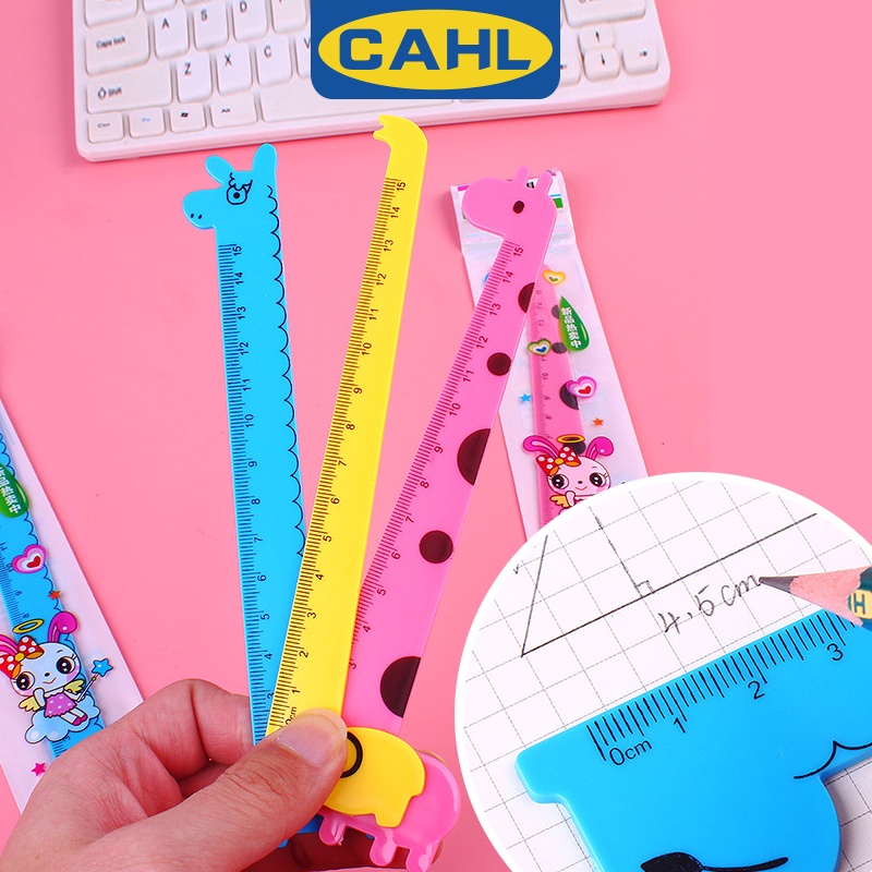 Ruler 15cm Kawaii Accessories Cute Ruler Novelty Stationery Patchwork ...