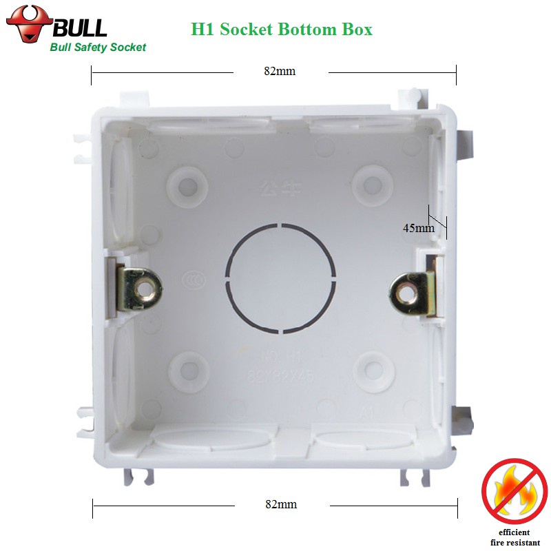 ¤Bull switch socket concealed bottom box/universal dark box/G01/H1 86 ...
