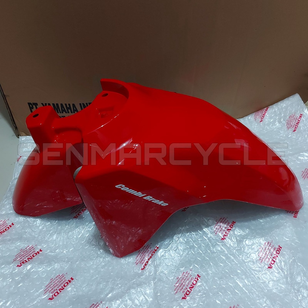 HONDA CLICK 125 I / 150 ( RED K59) FRONT FENDER GENUINE YAMAHA | Shopee ...
