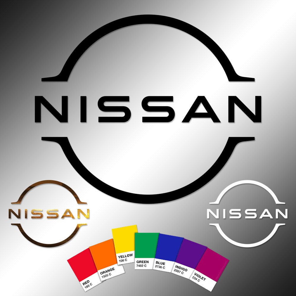 Sticker | New Nissan Logo | Die-cut Weather-proof Decal | 3 inches ...