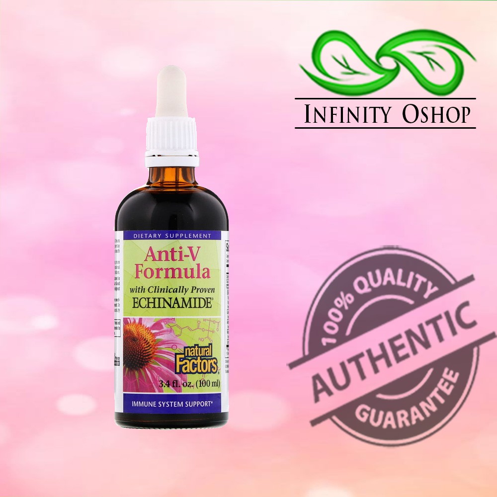 Natural Factors Anti V Formula With Clinically Proven Echinamide 3 4
