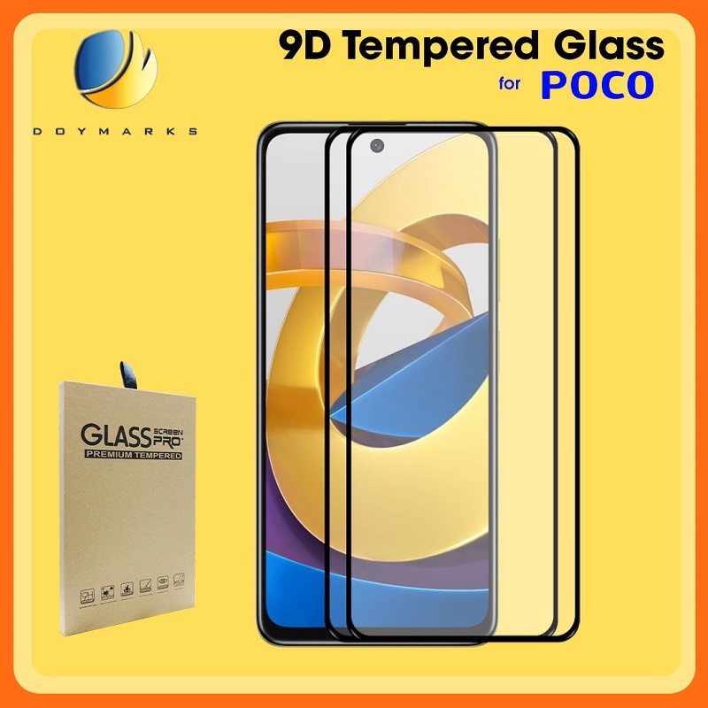 Poco M4 M3 Pro 4G 5G 9D Full Tempered Glass Screen Protector | Shopee ...