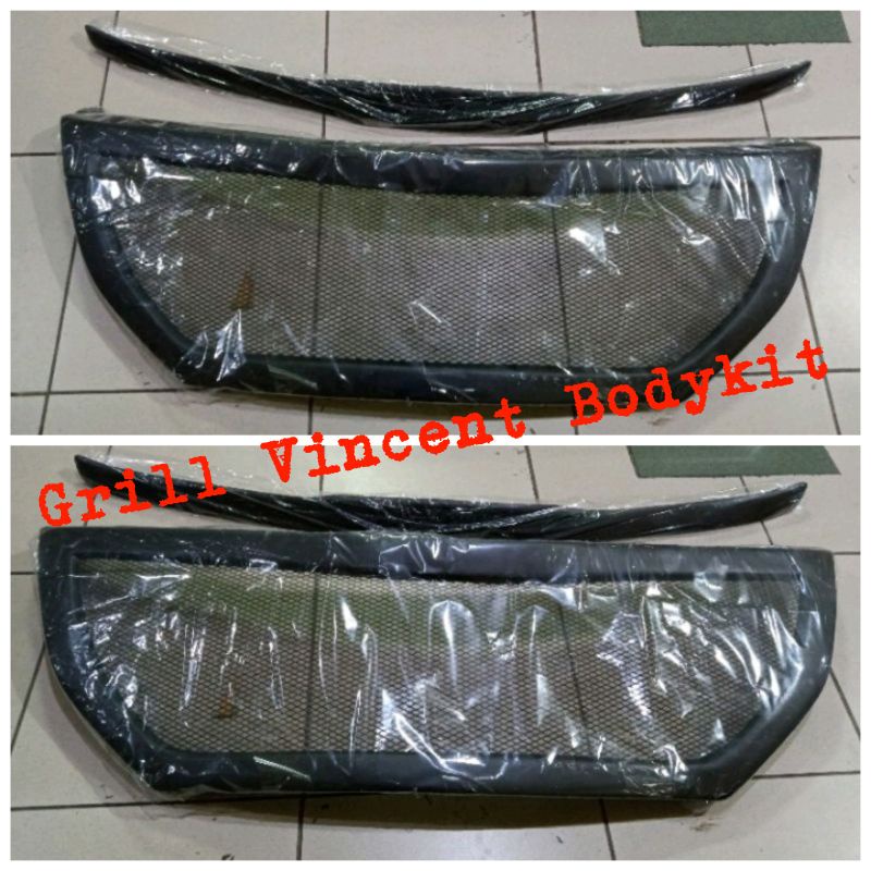 Grill kijang innova innova 2014 2015 racing sporty net + hood molding ...