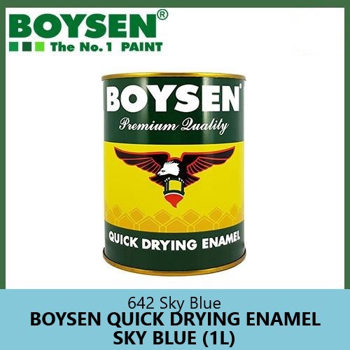 Boysen QDE Sky Blue (Quick Drying Enamel) 1 Liter • DCA Commercial ...