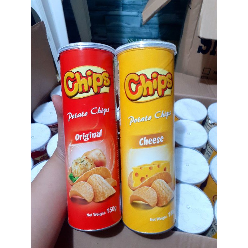 Potato Chips Tin Can 150g | Shopee Philippines