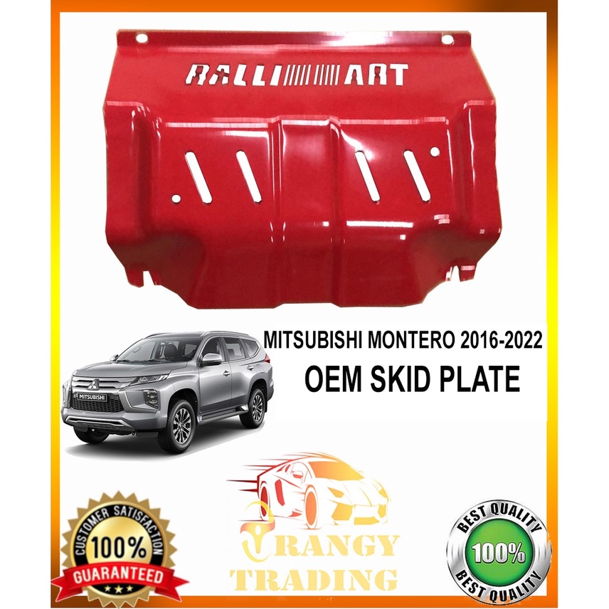 Mitsubishi Montero 2016 to 2025 Ralliart Skid Plate / Under Engine ...