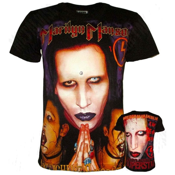Marilyn Manson The Roxx Rock Band Shirt S M L Xl Shopee Philippines