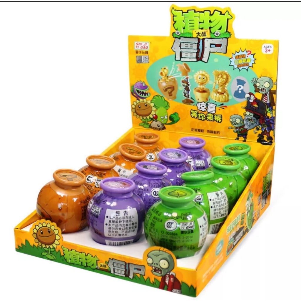 Plants Vs. Zombie Blind Box Surprise Jar Capsule for Kids | Shopee ...