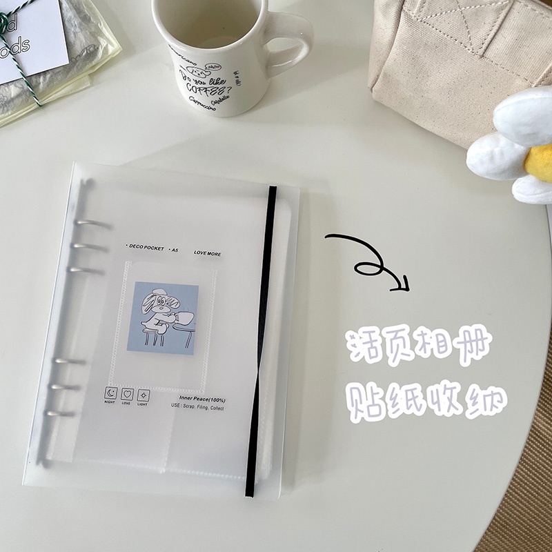 Ohaya A5 blinder Card Collection book Polaroid Photo Album idol card ...