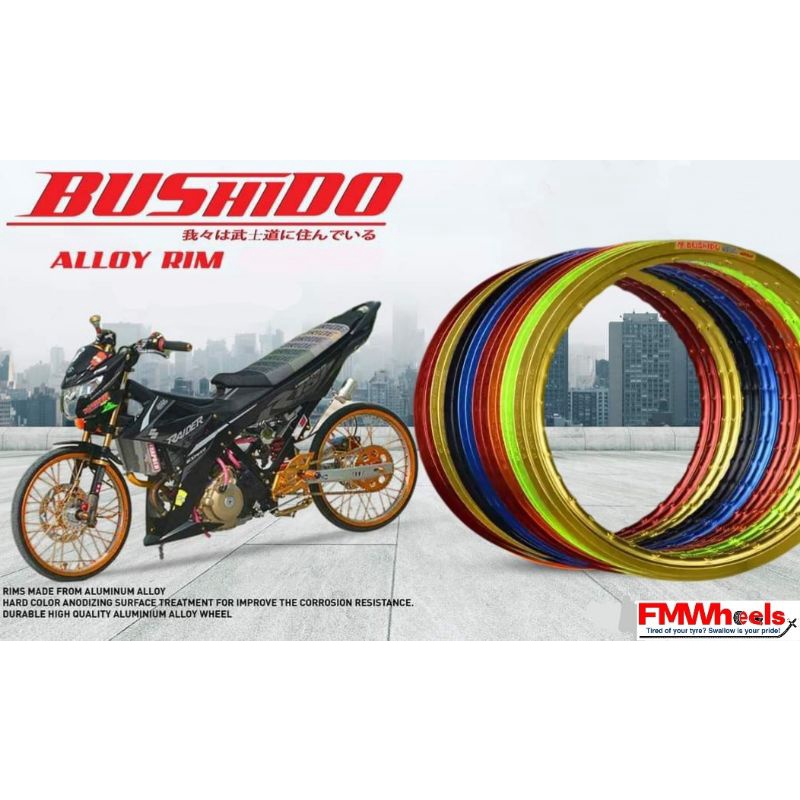 Bushido Premium Racing Alloy Rim ( Pair of 1.20x17 &/or 1.40x17 ) Rims ...