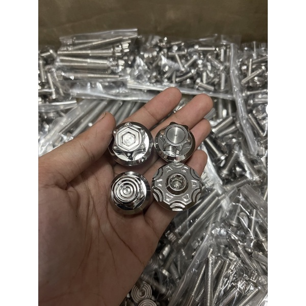 Genuine Oil Plug "Gear" Stainless Steel Coarse Thread Can Be Put In ...