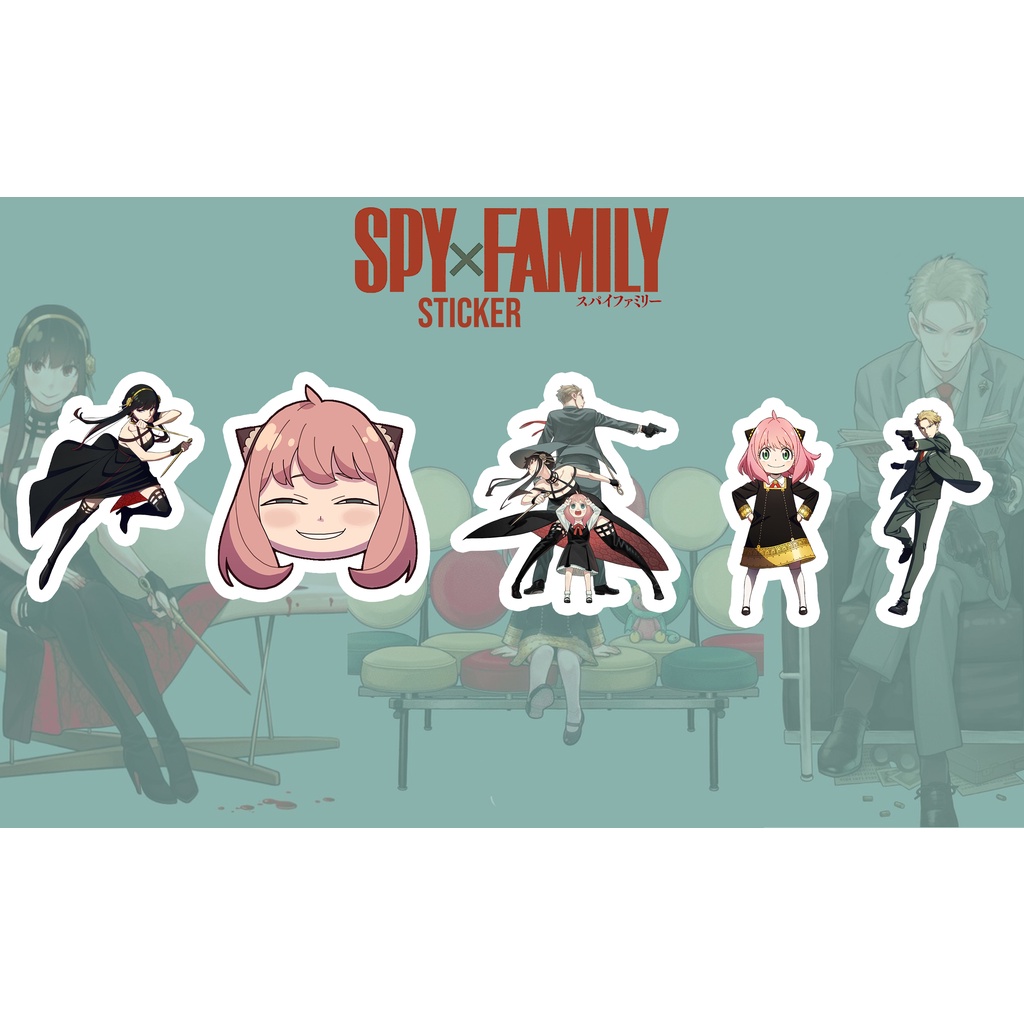SPY X FAMILY - ANYA FORGER, LOID FORGER AND YOR FORGER ANIME WATERPROOF ...