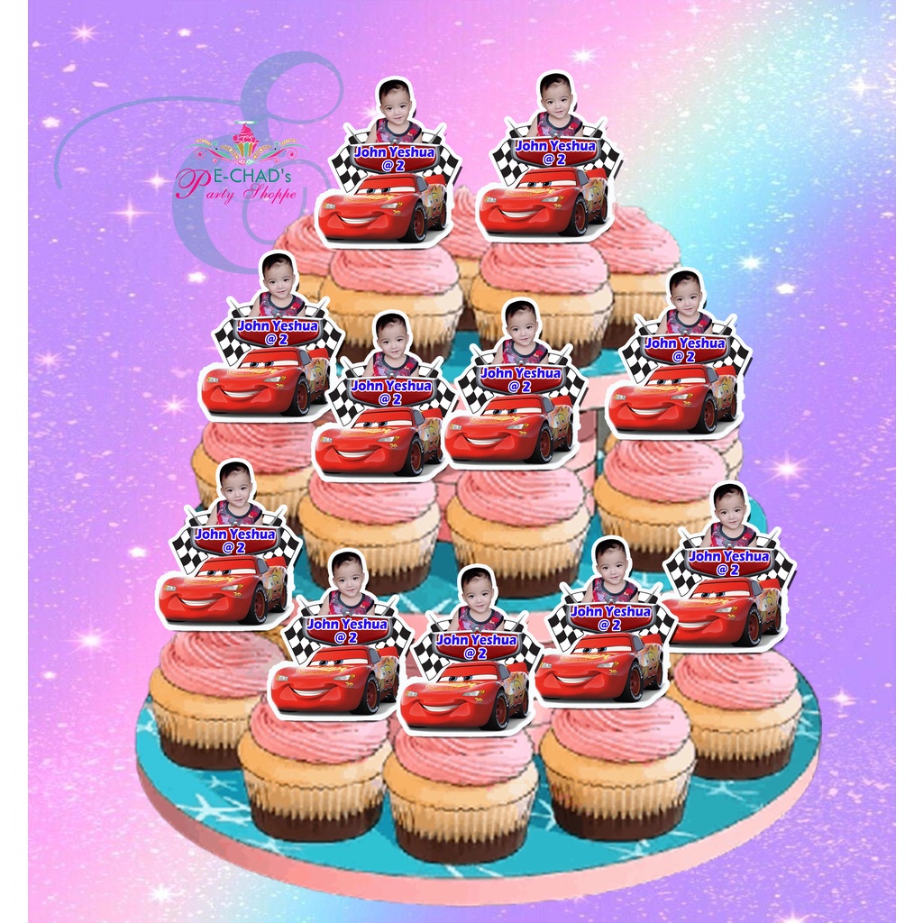 E-Chad_cars_macqueen cupcake topper | Shopee Philippines