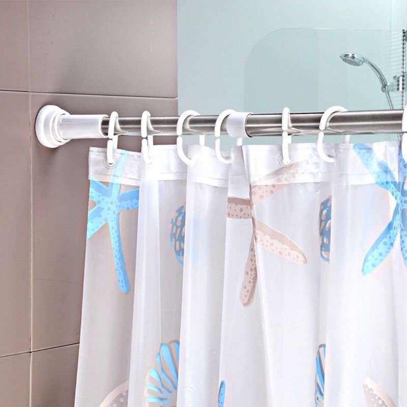 Stainless Extendable Adjustable Shower Rod Thick (120cm) (200cm ...