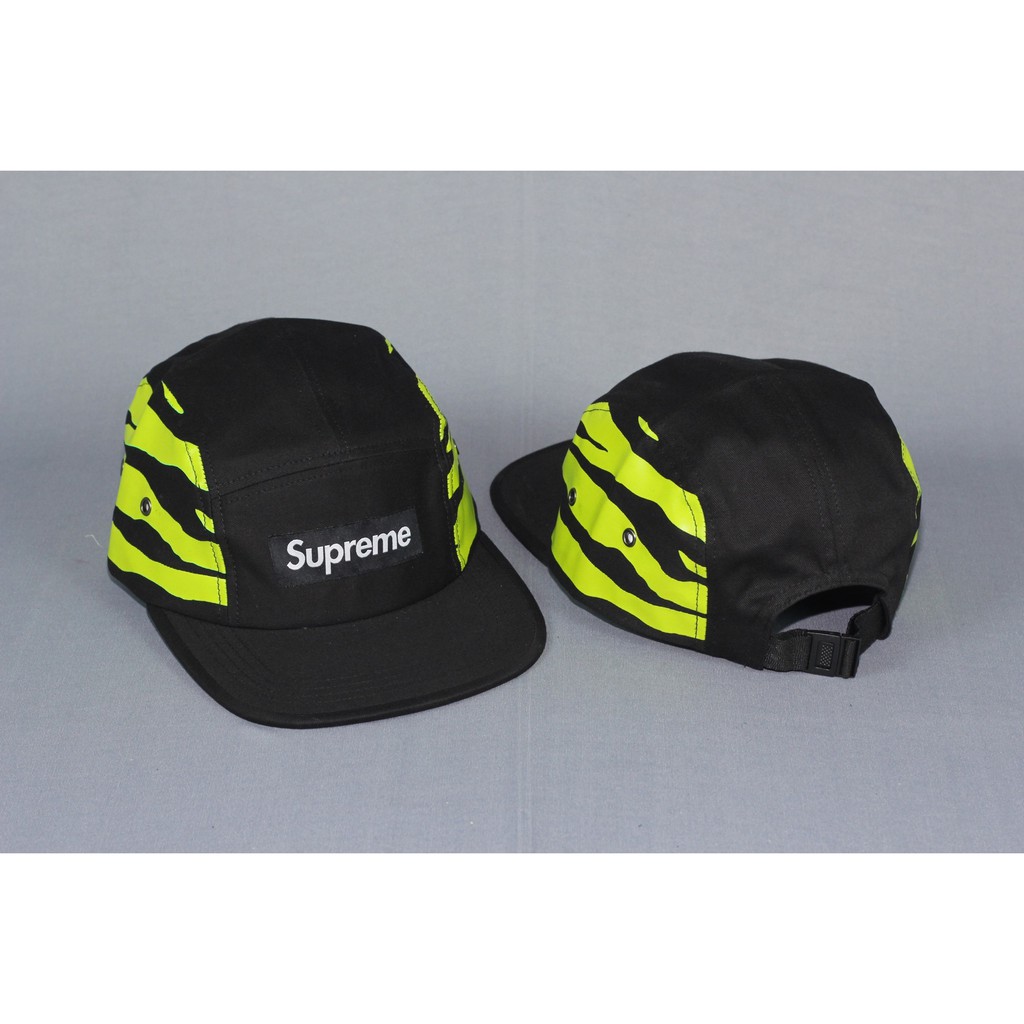 Supreme Box Black Tiger Green 5 Panel Hat | Shopee Philippines