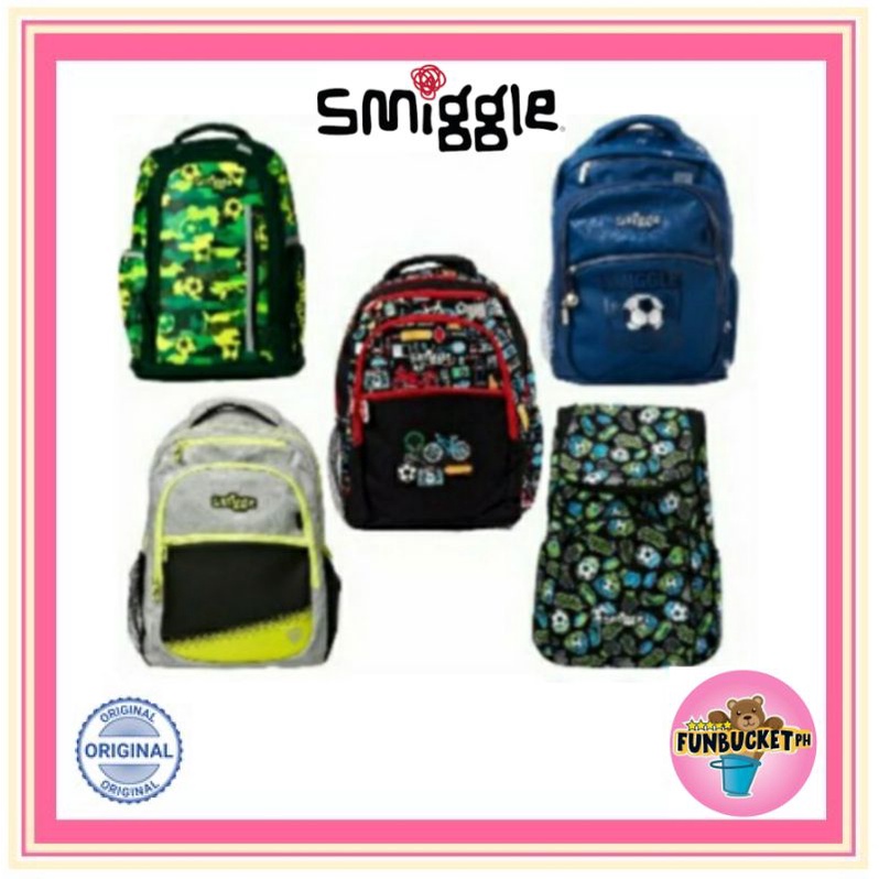ORIGINAL Smiggle Backpack - Boys | Shopee Philippines
