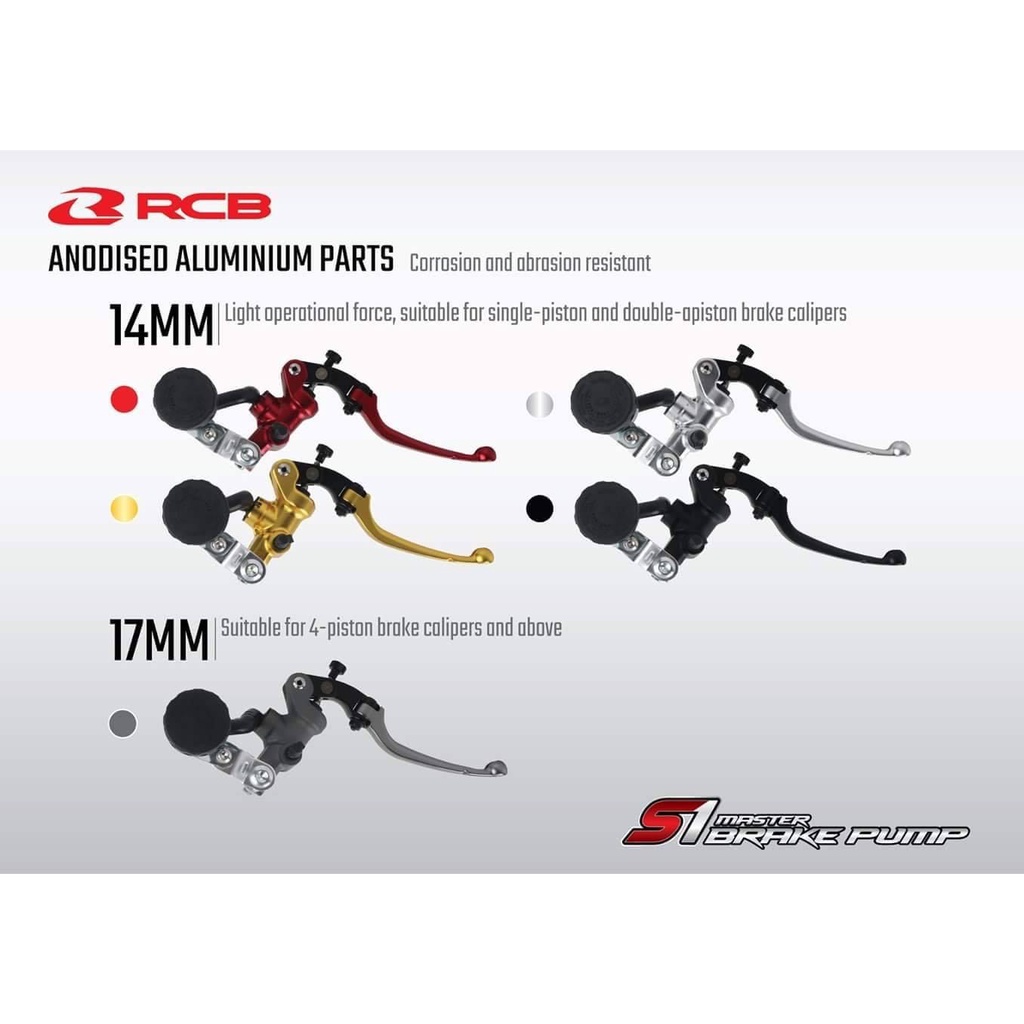 Genuine s1 Rcb brake lever or clutch lever (anti-break) | Shopee ...