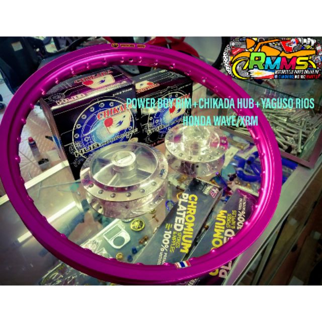 Rim set for honda wave/xrm | Shopee Philippines