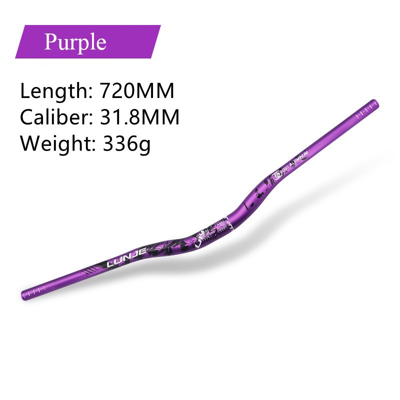 LUNJE aluminum alloy bicycle handlebar 31.8x780/720mm mountain bike ...