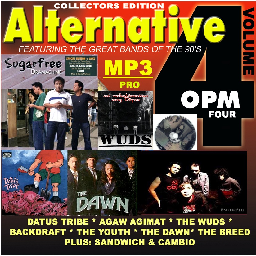ALTERNATIVE OPM VOL. 4 MP3 MUSIC CD for PC CDROM/ DVD player and other ...