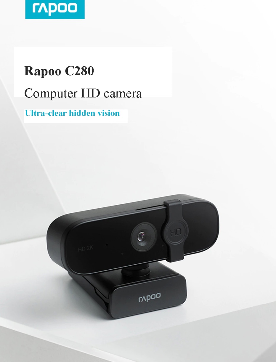 RAPOO C280 2K 1440P QHD WEBCAM | Shopee Philippines