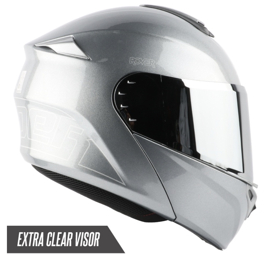 Spyder Rover Modular Full Face Helmet (With Free Extra Visor) | Shopee ...