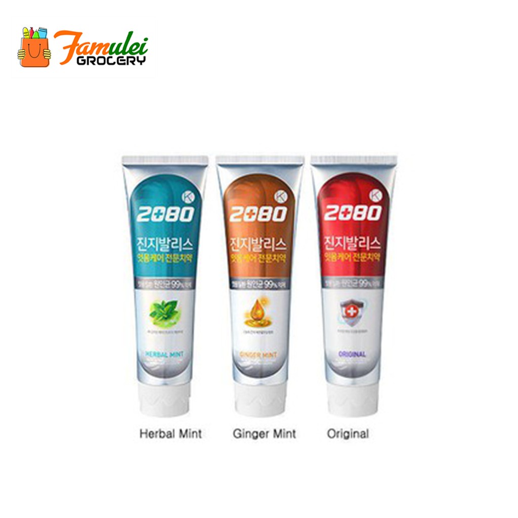 2080 Gingivalis Toothpaste OriginalHerbal Ginger120g | Shopee Philippines