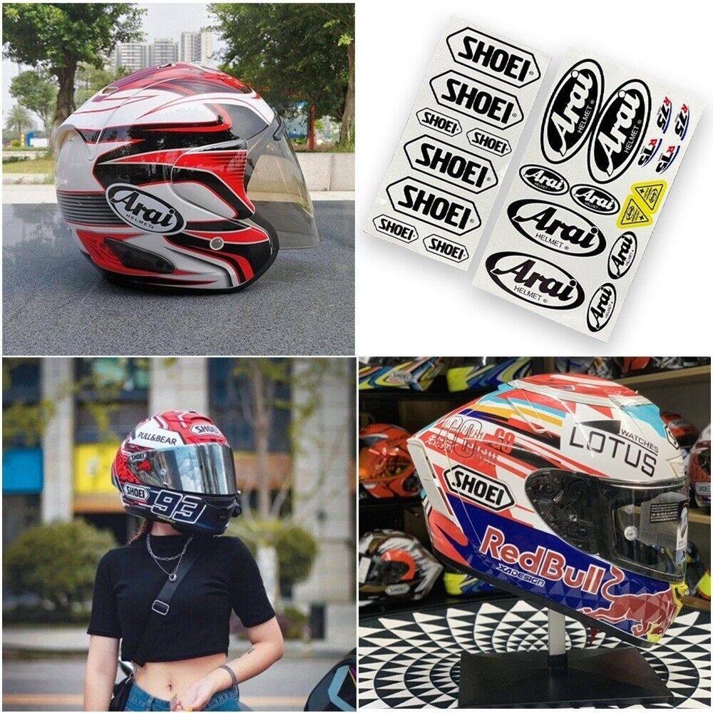 1 set of Shoei Arai reflective helmet visor sticker 3m Shoei Arai ...