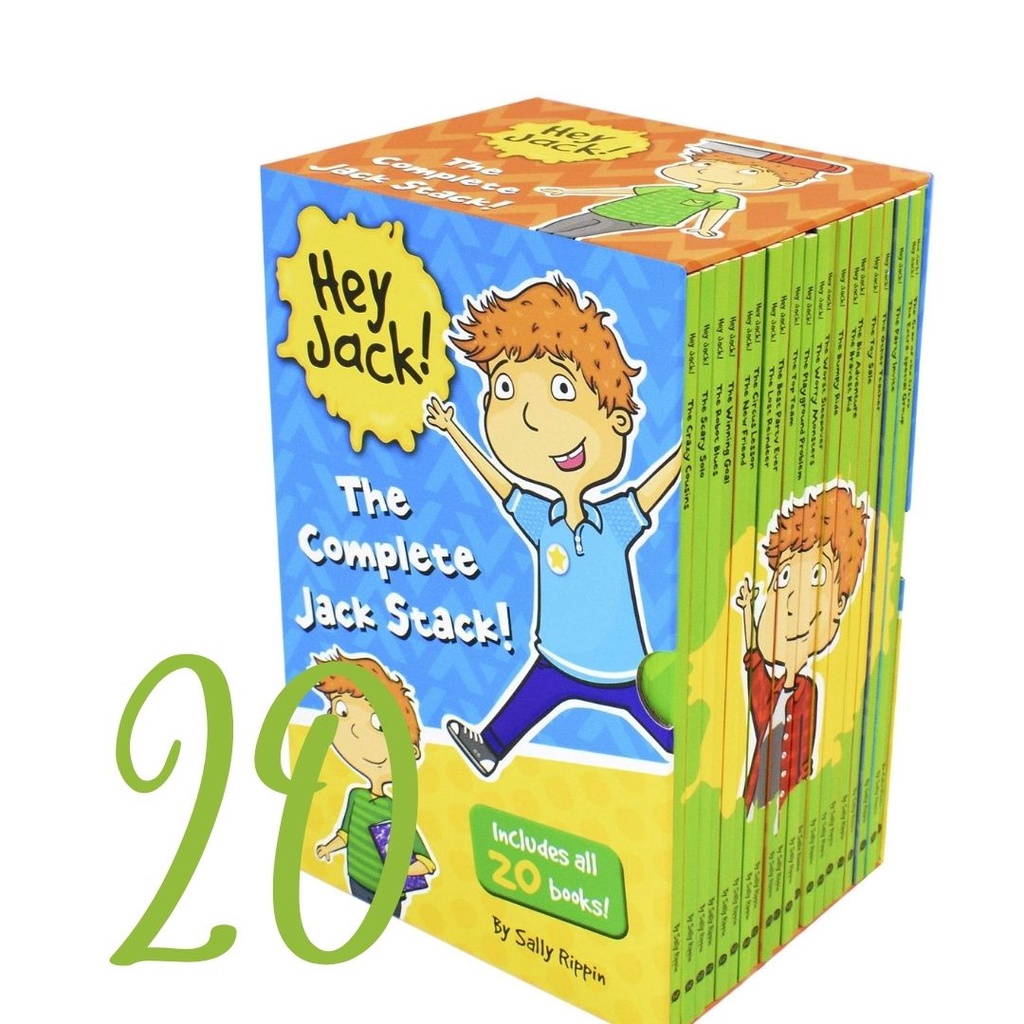 Hey Jack! Collection (20 books) Paperback (early readers) | Shopee ...