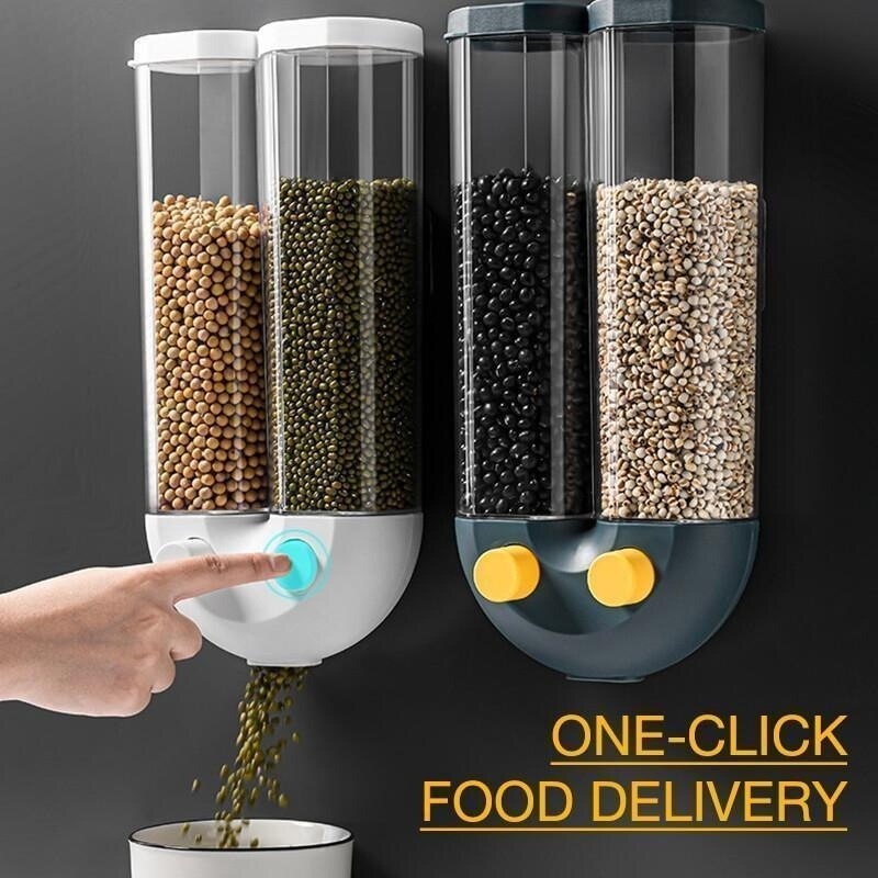 LARGE SIZE Cereal Dispenser Food Storage Dispenser Grain Dispenser ...